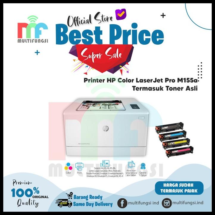 Jual Printer Hp Color Laserjet Pro M155A (7Kw48A) Garansi Resmi ...
