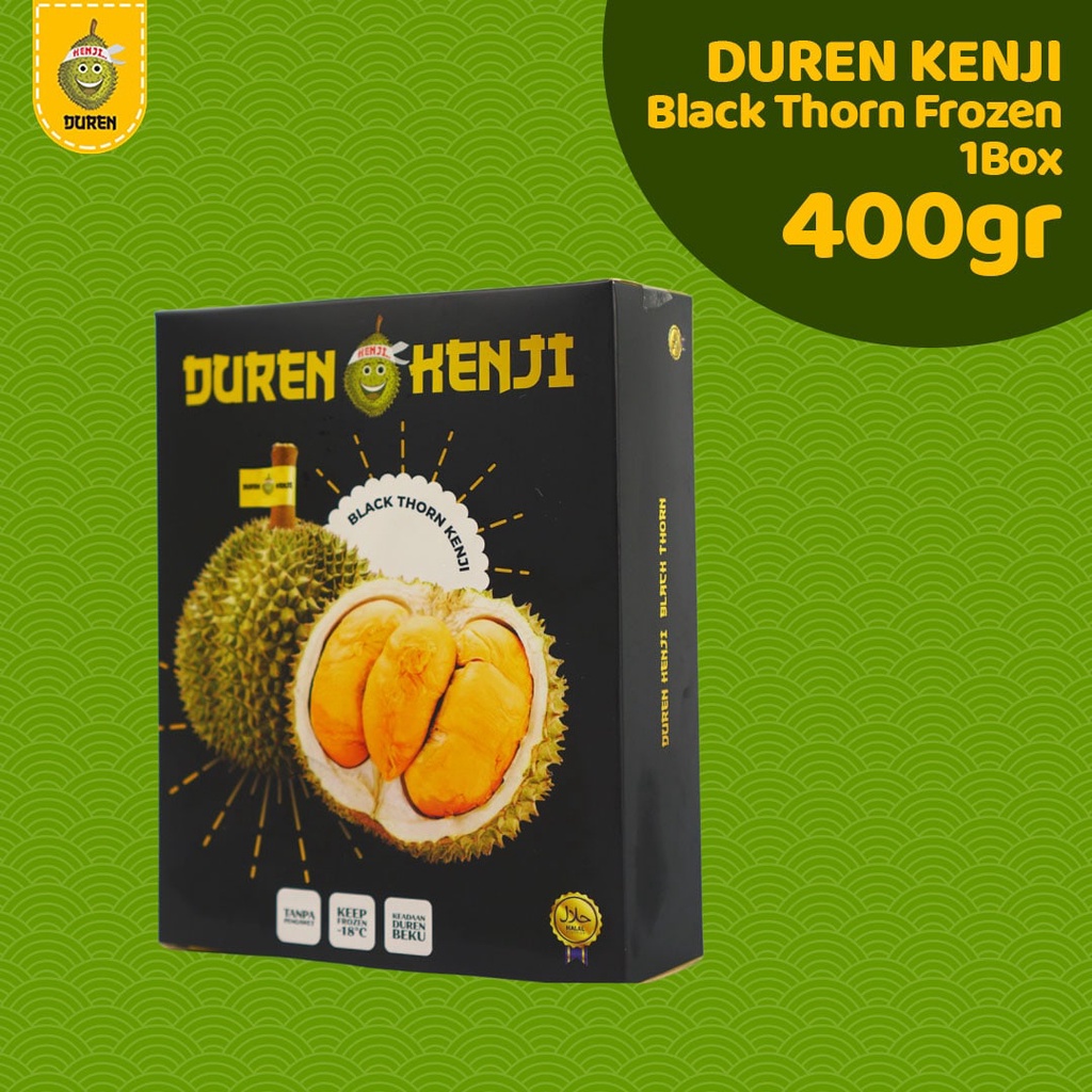 Jual Duren Kenji Black Thorn 400gr | Duren Kupas Frozen Duren Kenji ...