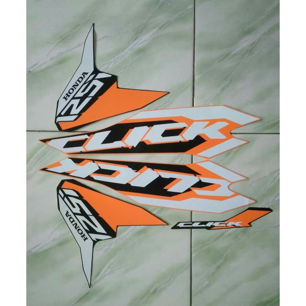 Jual stiker striping honda vario click 2018 | Shopee Indonesia