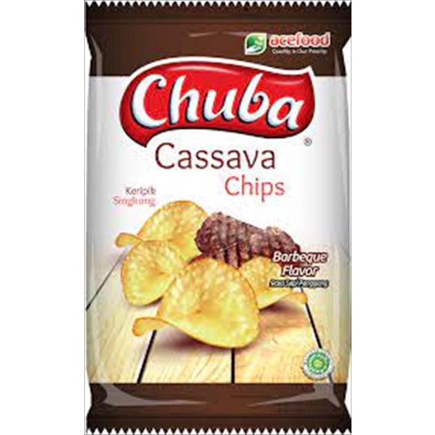 Jual Chuba Cassava Chips Barbeque 140 Gram Keripik Singkong | Shopee ...