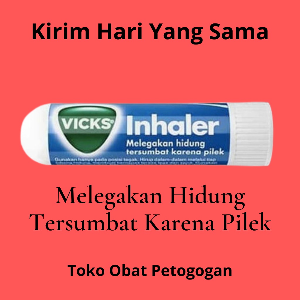 Jual Vicks Inhaler Melegakan Hidung Tersumbat Karena Pilek Toko Wiwit | Shopee Indonesia