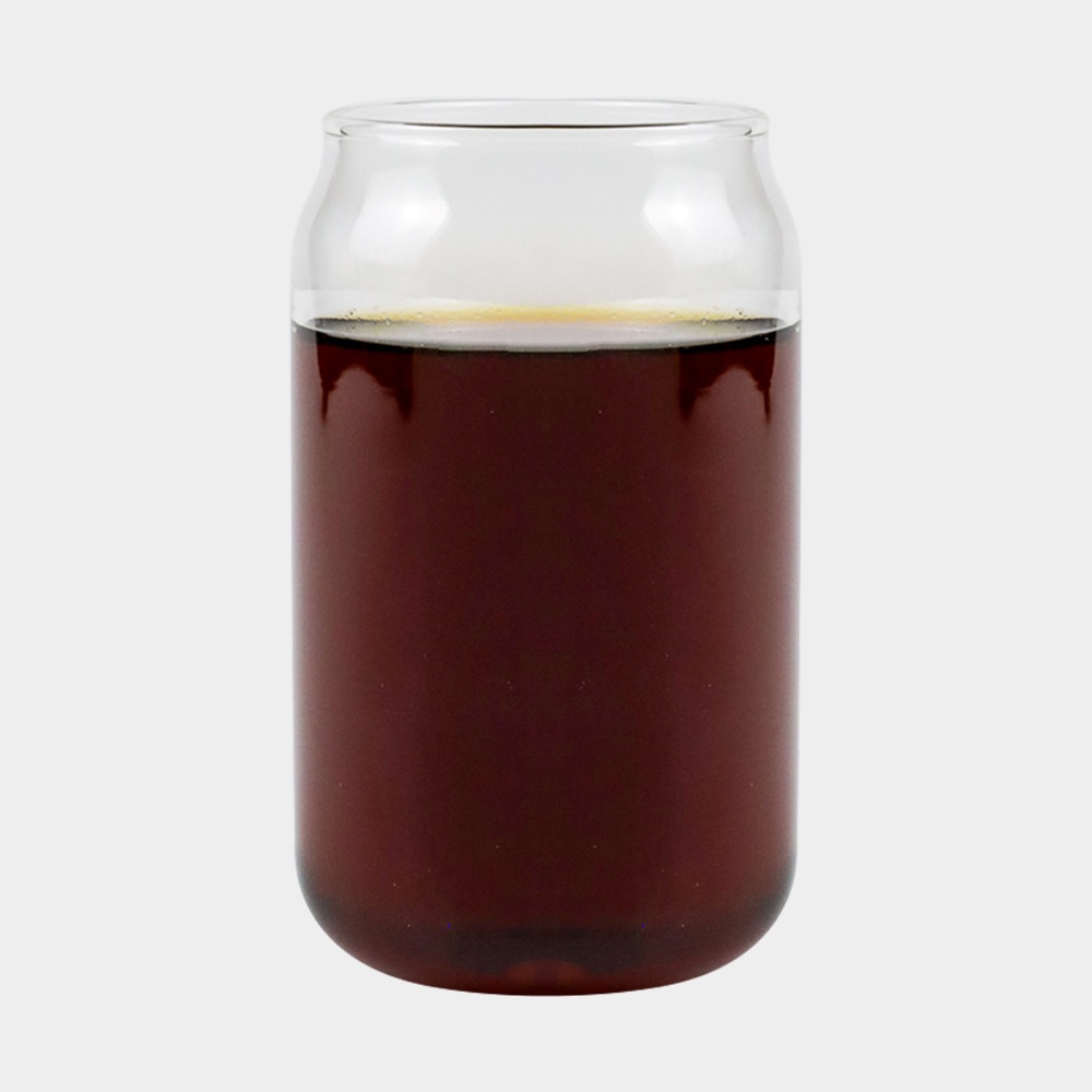 Jual Gelas Minuman kaca bentuk Kaleng Can Shape Borosilicate Glass 400ml - transparan | Shopee ...