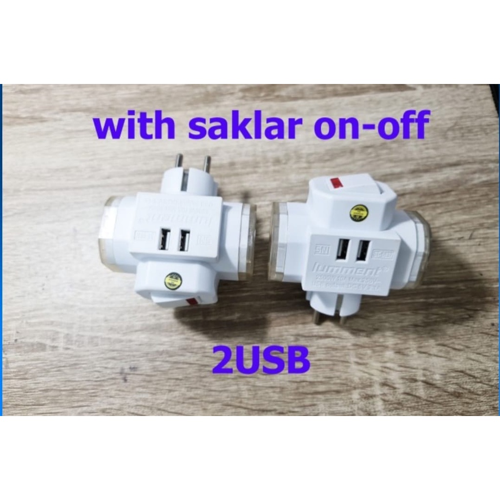 Jual G627 ORIGINAL COLOKAN SAKLAR USB TEMBOK STEKER ARDE CAS CHARGER ...