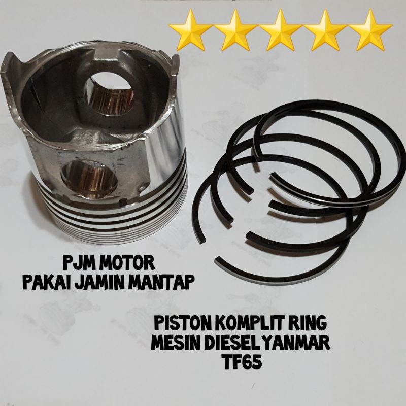 Jual Piston Seher Ring Komplit Mesin Diesel Yanmar TF65 TF 65 Piston plus ring | Shopee Indonesia