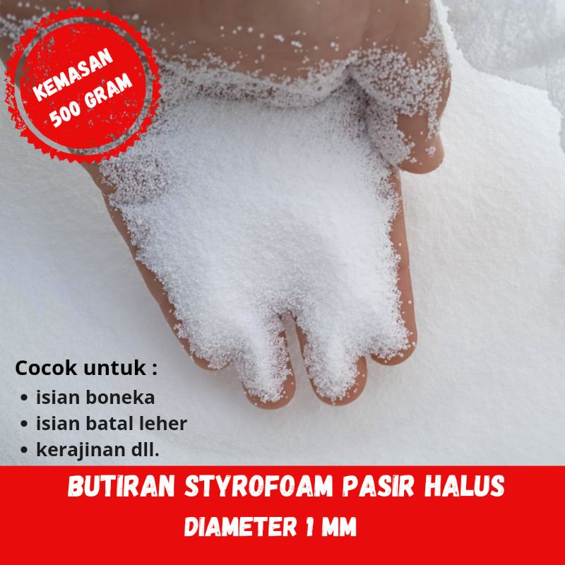 Jual butiran styrofoam kecil halus / butiran styrofoam pasir / butiran ...