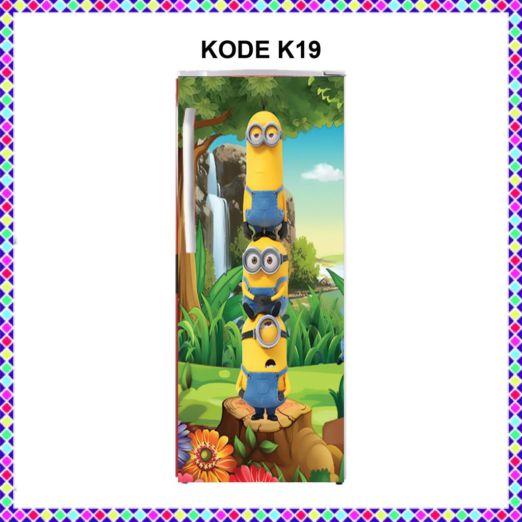 Jual Stiker Kulkas 1 Pintu Motif Minion | Shopee Indonesia