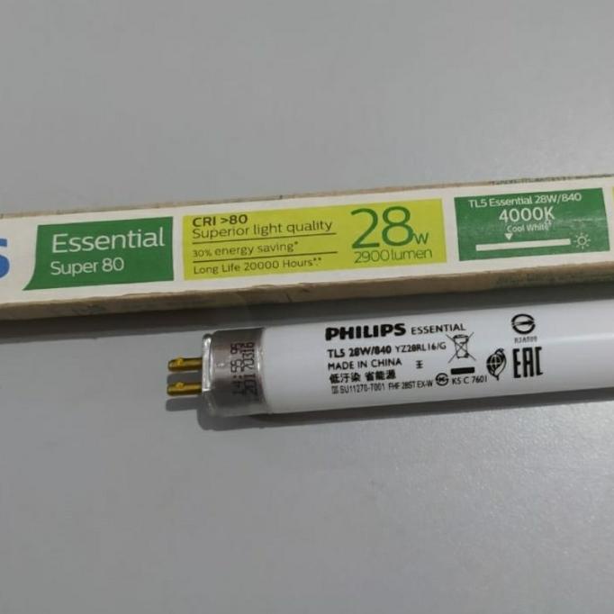 Jual @@@@] Lampu T5 28W 28 Watt Philips TCH086 TL5 840 Kuning Semu / Warm White | Shopee Indonesia