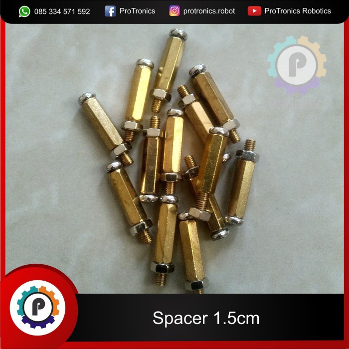 Jual Spacer Speser Spicer Besi 1.5 cm Mur Baut | Shopee Indonesia