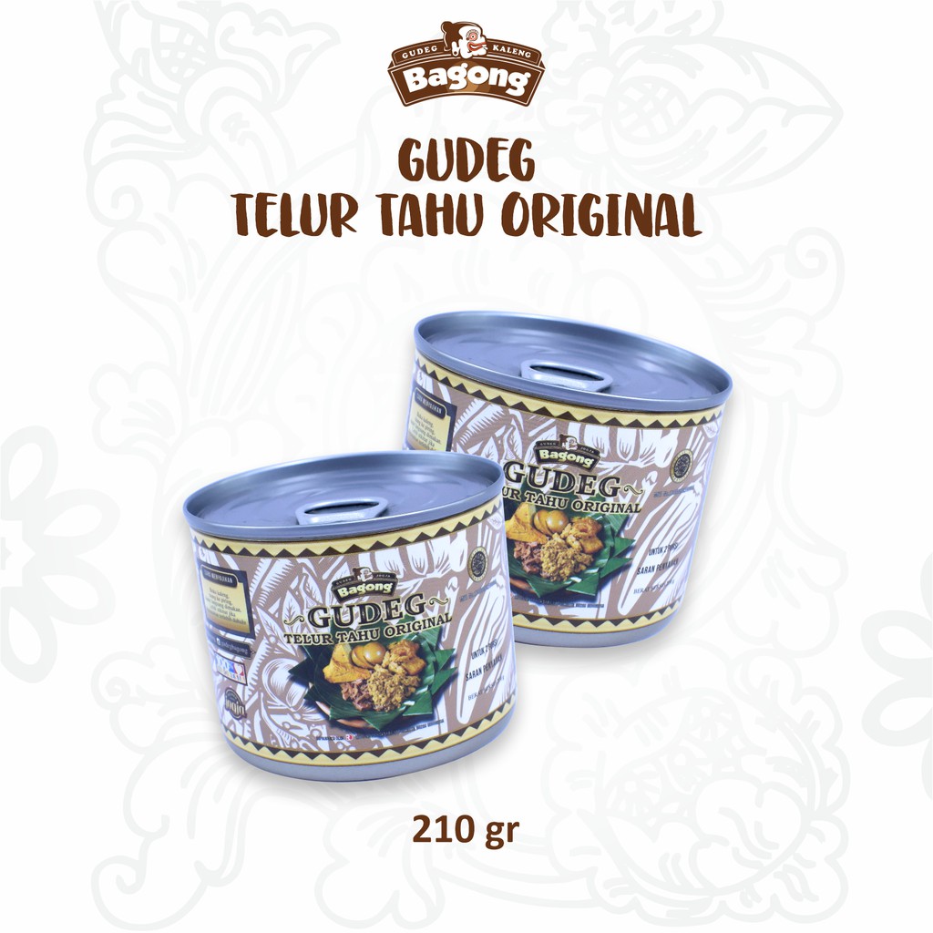 Jual Gudeg Telur Tahu Original Kemasan 210 gr | Shopee Indonesia