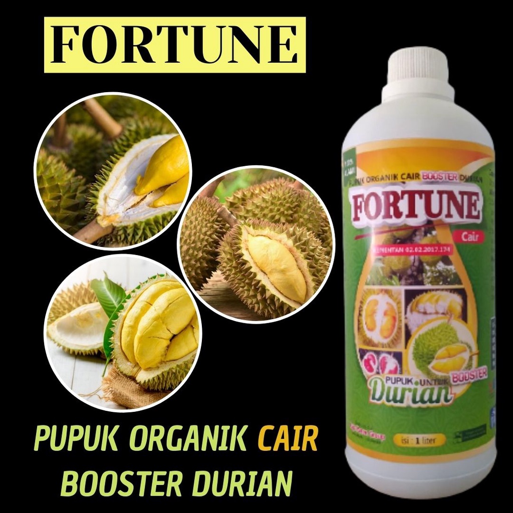 Jual Pupuk Durian Montong Agar Cepat Berbuah Booster Durian Cair 1 L Pupuk Organik Untuk Durian ...
