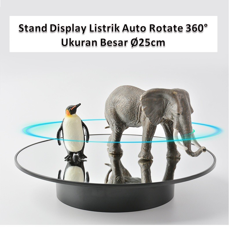 Jual Turntable Tempat Foto Produk Putar Auto Switch Stand Display ...