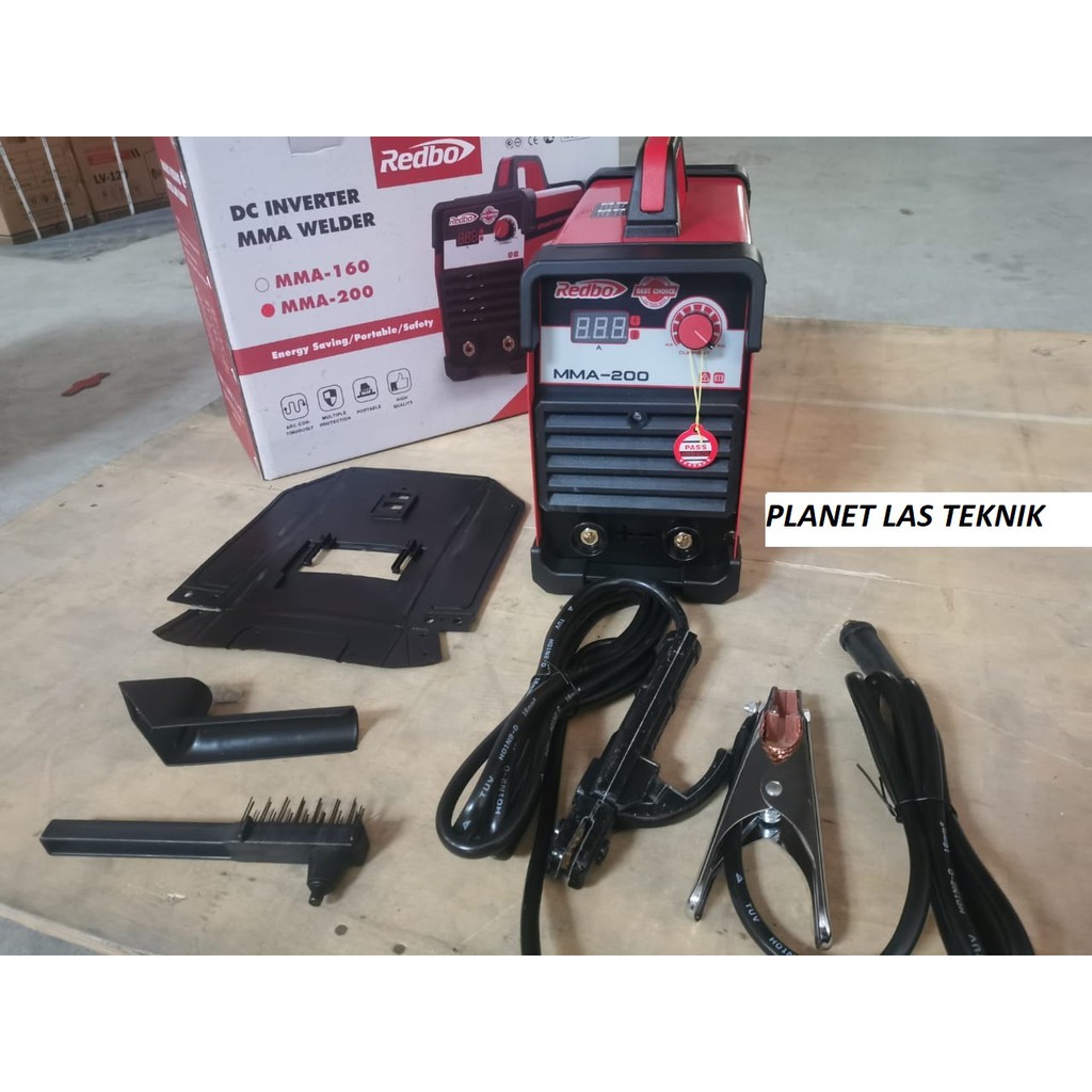 Jual REDBO MMA200 MESIN LAS LISTRIK INVERTER | Shopee Indonesia