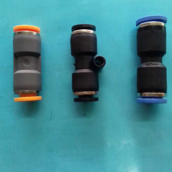 Jual nepel / fitting sambungan selang pneumatic pu 4mm | Shopee Indonesia