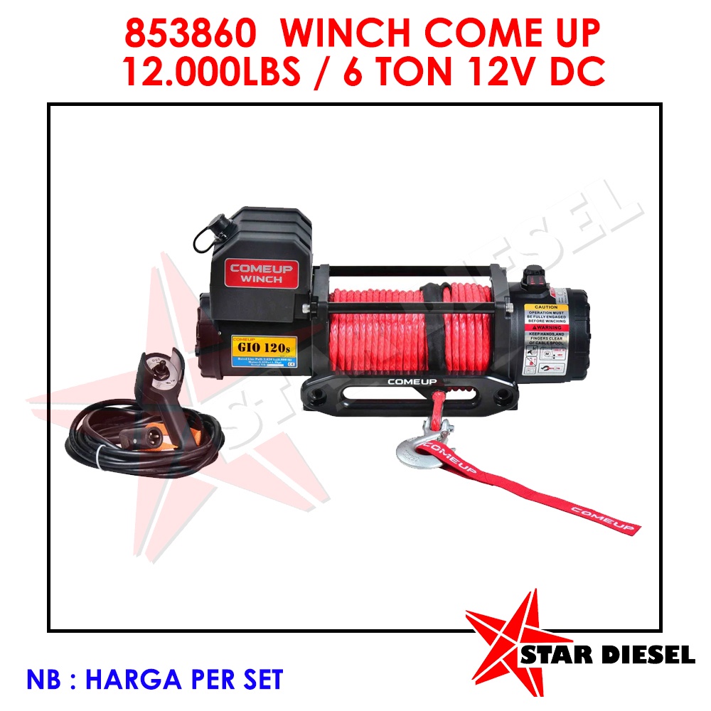 Jual WINCH COMEUP GIO 120S 6 TON 12000 LBS WINCH WIRELES COME UP SUPER ...