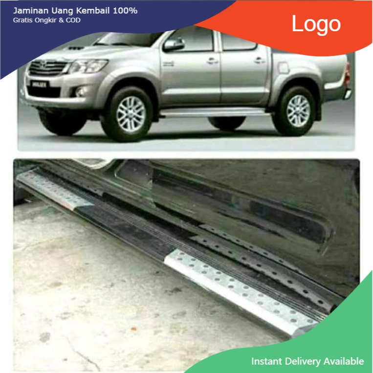 Jual Toyota Triton Strada model Pajero foot step barstep pijakan kaki ...
