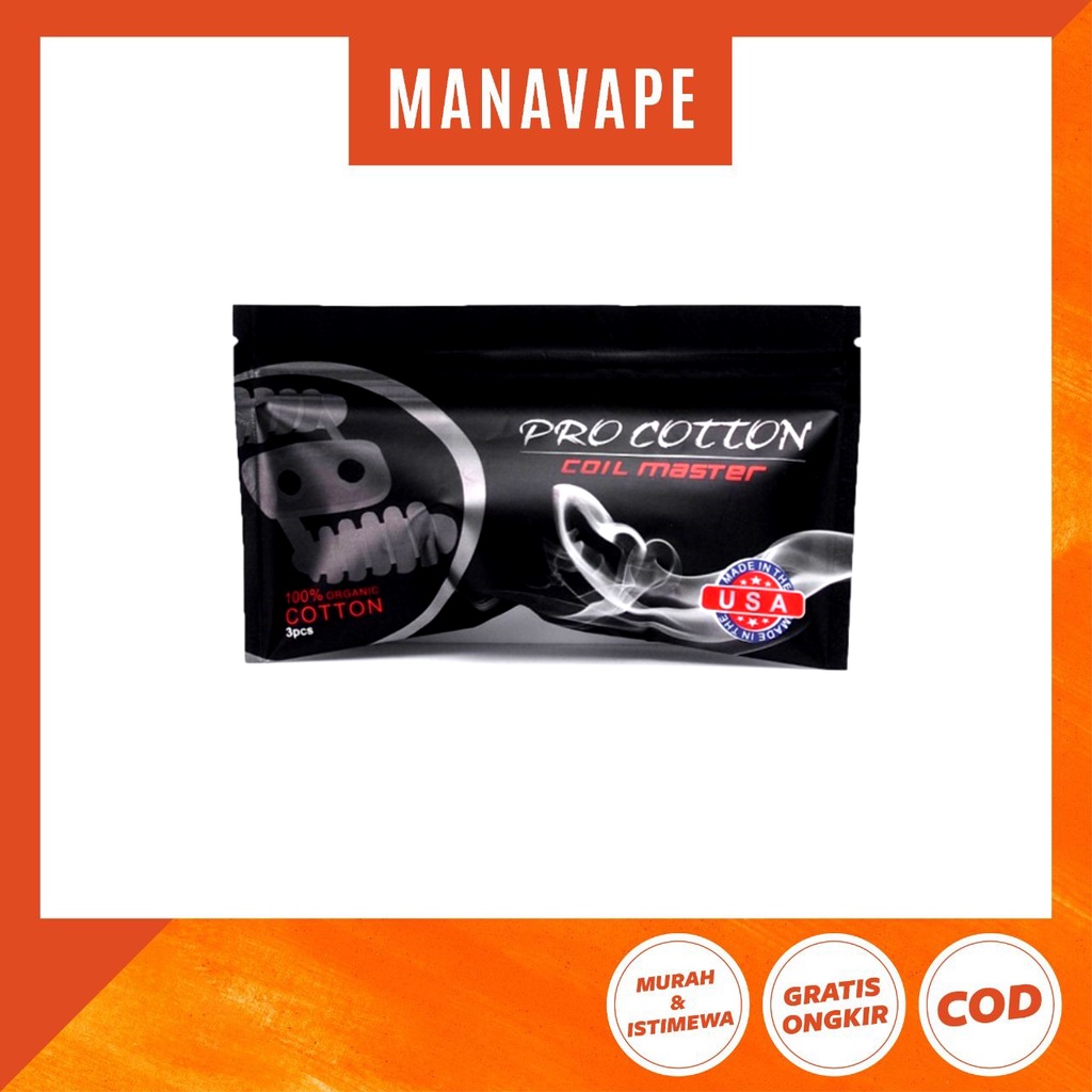 Jual COIL MASTER PRO COTTON AUTHENTIC | Shopee Indonesia