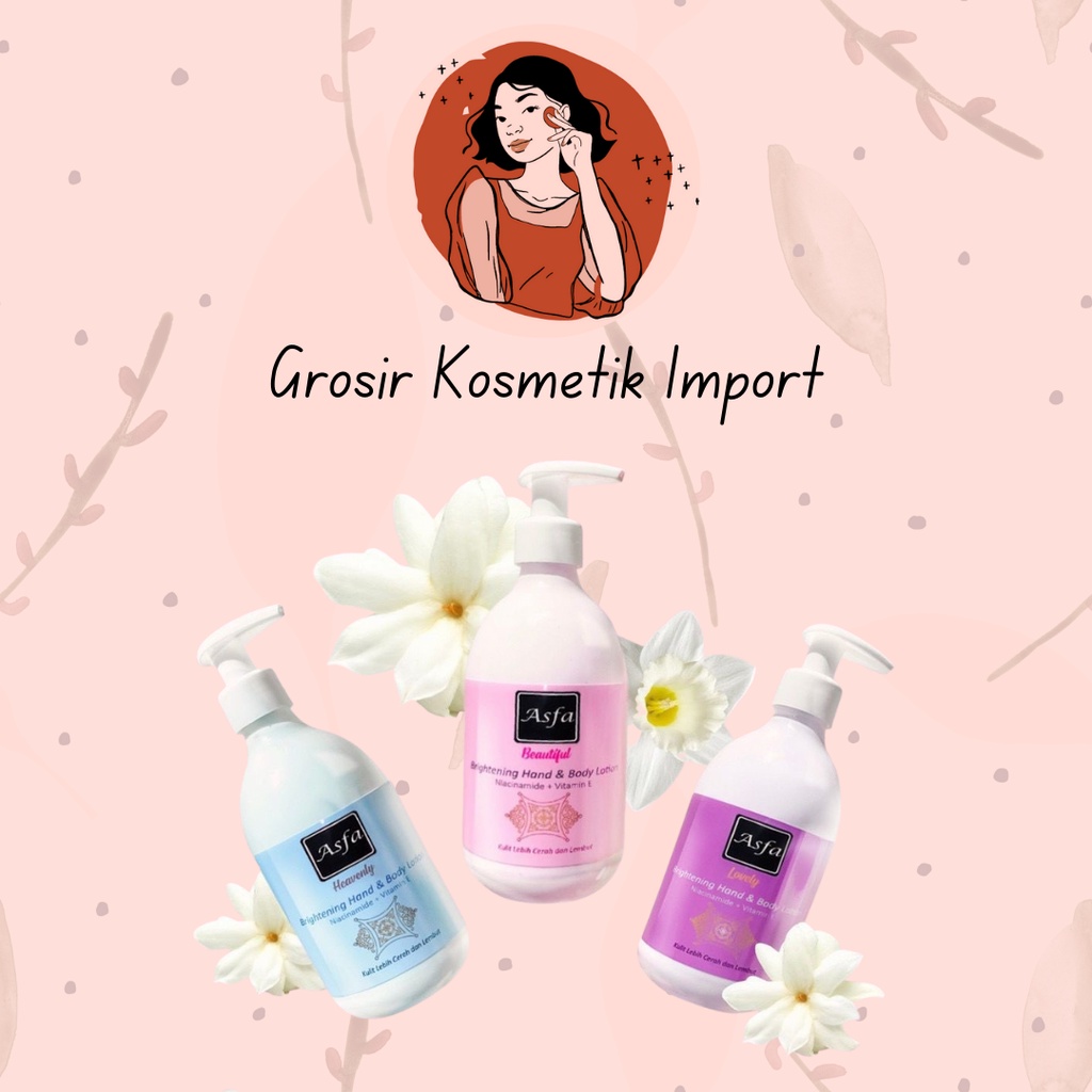 Jual ASFA Brightening Body Lotion with Niacinamide dan Vitamin E 300ml ...