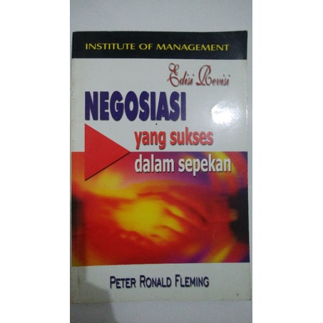 Jual BUKU NEGOSIASI YANG SUKSES DALAM SEPEKAN | Shopee Indonesia