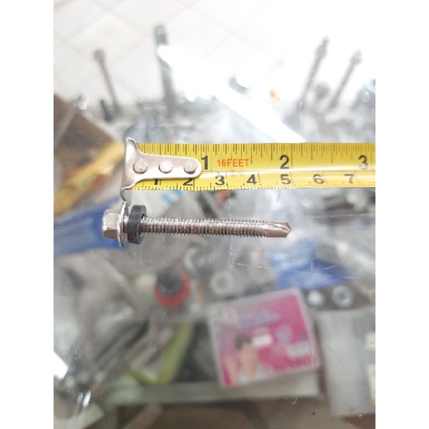 Jual ROOFING SS 304 12 x 50 ruping stainless m5 x 50 paku seng sekrup ...