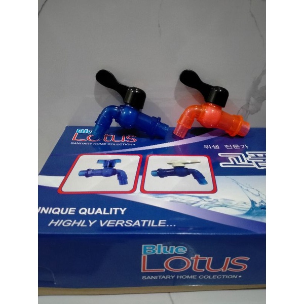 Jual kran PVC lotus multi 1box 24pcs keran air transparan | Shopee ...