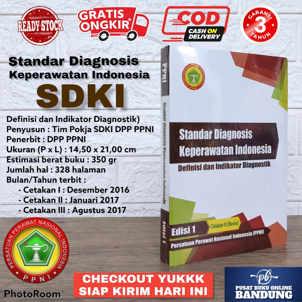 Jual PAKET 3 BUKU KEPERAWATAN PPNI BUKU SDKI SLKI SIKI KEPERAWATAN SDKI SLKI SIKI ASUHAN ...