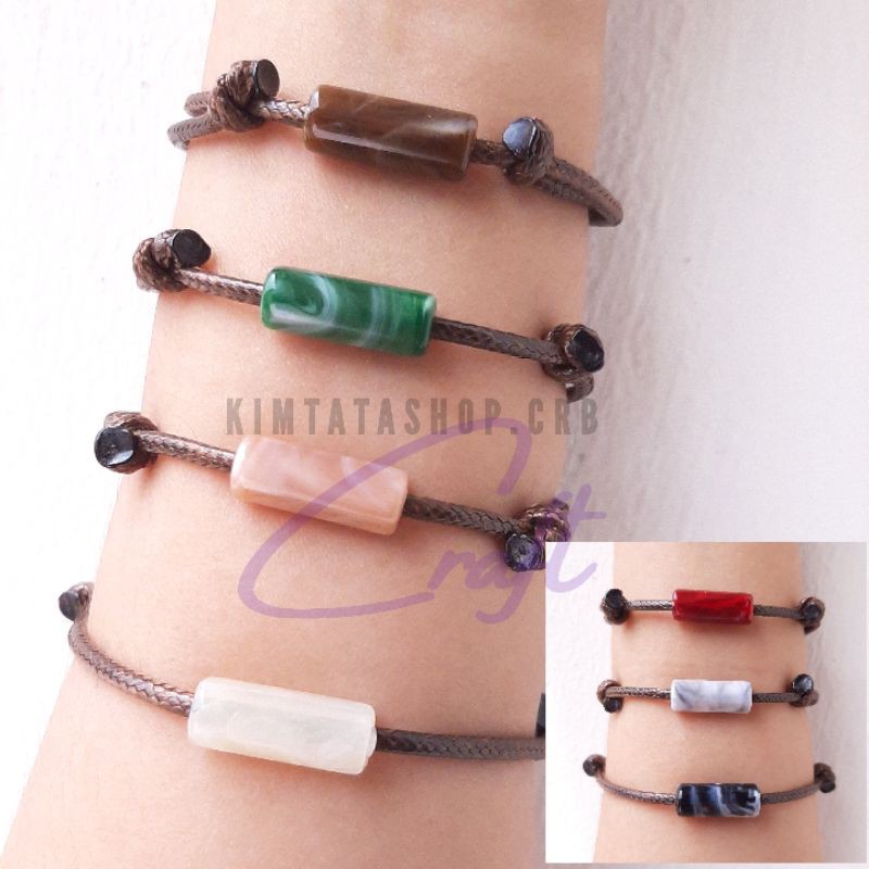 Jual Gelang Couple Simple /Lucky Bracelet /Gelang persahabatan (Harga ...