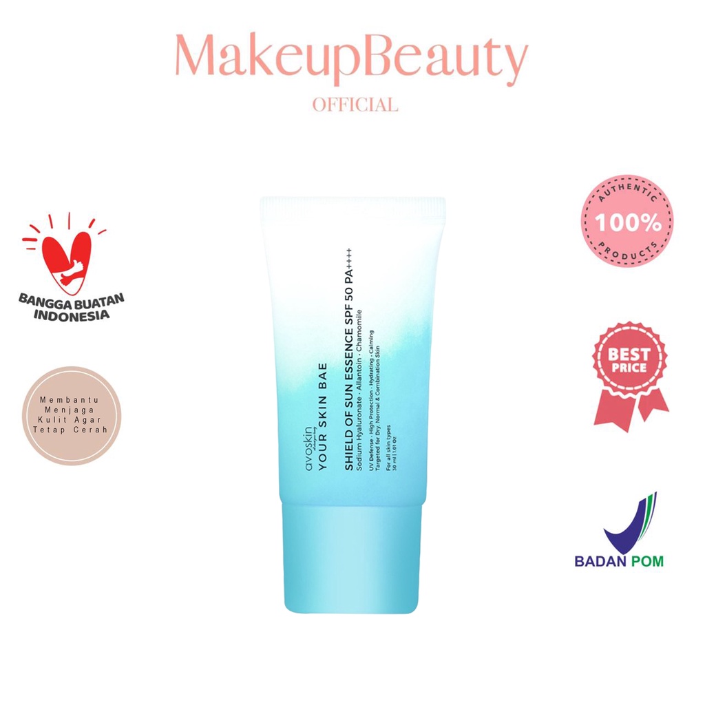 Jual AVOSKIN YSB Your Skin Bae Shield Of Sun Essence SPF 50 PA++++ 30ml ...