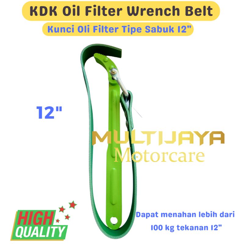 Jual Kunci Oli Filter 8" 12" Model Sabuk - Oil Filter Wrench Belt 8 ...