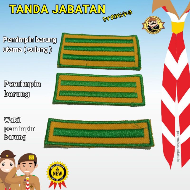 Jual TANDA JABATAN PRAMUKA BORDIR SIAGA SULUNG PINRUNG WAPINRUNG ...