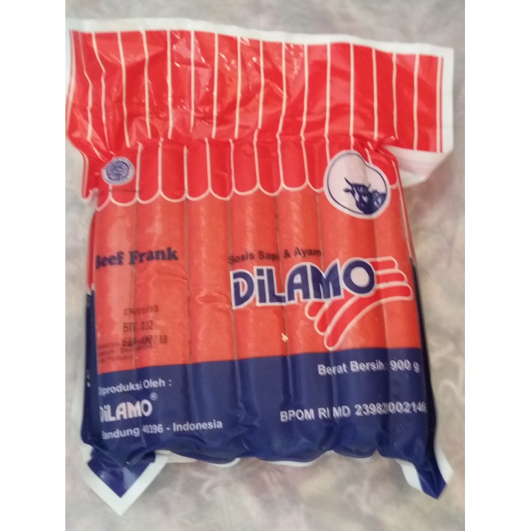 Jual DILAMO SOSIS BEEF FRANK 900gr | Shopee Indonesia