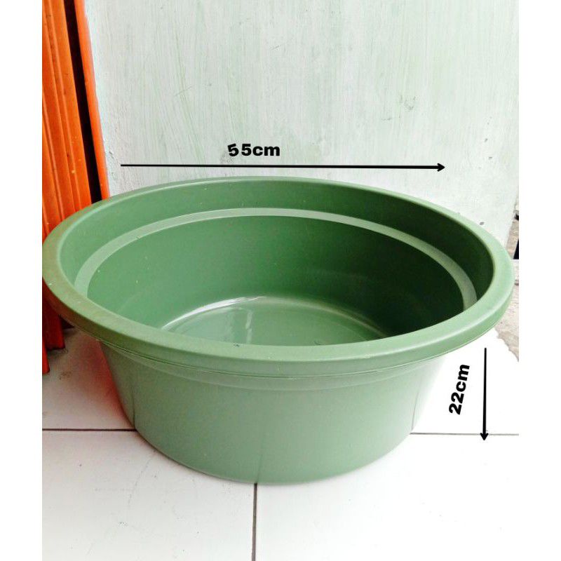 Jual Baskom Plastik Besar Diameter 42cm | Ember Plastik | BAK 20 ...