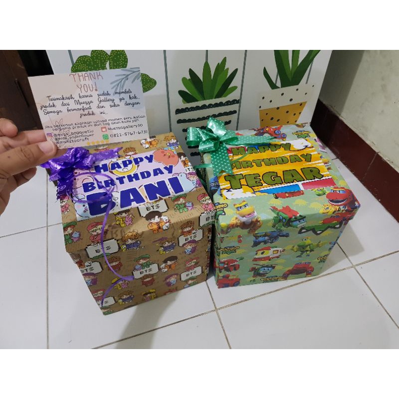 Jual BACA DESKRIPSI/Snack Box/explosion box/surprise box/kado ultah ...
