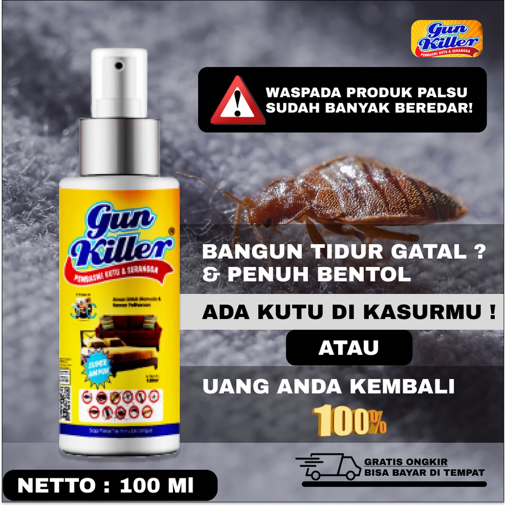 Jual Pembasmi Kutu Kasur Racun Cairan Semprot Pembunuh Serangga Tungau ...