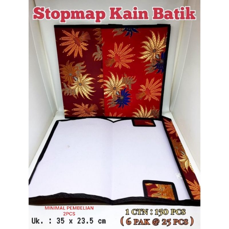 Jual Stopmap Batik Folio Kain Asli | Shopee Indonesia