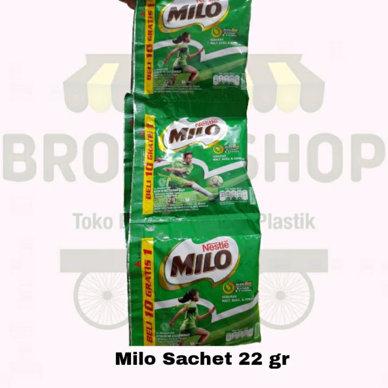 Jual Susu Milo Bubuk Sachet Renceng Susu Milo Sachet Susu Sachet 22 gr ...