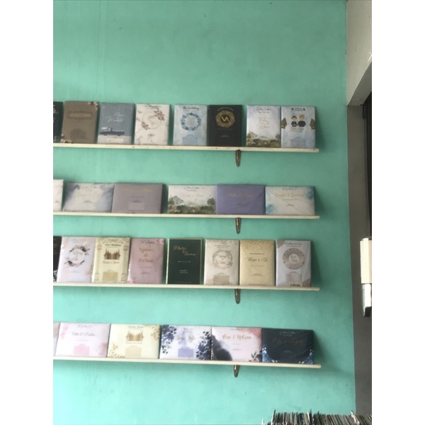 Jual paket 20 contoh undangan single hardcover uk 14 x 20 | Shopee ...