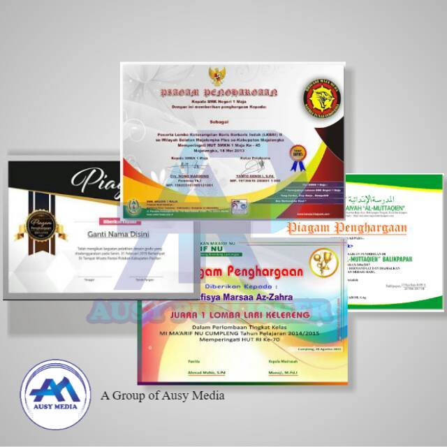Jual Cetak Sertifikat / Piagam / A4 / A5 | Shopee Indonesia