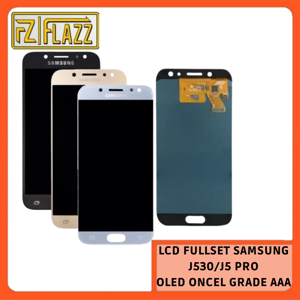 Jual LCD SAMSUNG J530 ATAU J5 PRO OLED INCELL GRADE AAA FULLSET BLACK ...