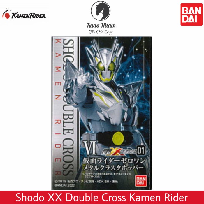 Jual Bandai Shodo XX Double Cross Kamen Rider Zero One Metal Cluster | Shopee Indonesia