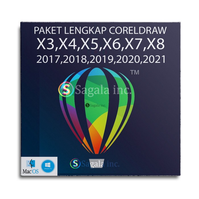 Jual Paket Lengkap Coreldraw Corel Draw x3 - 2021 2022 - WIN MAC ...