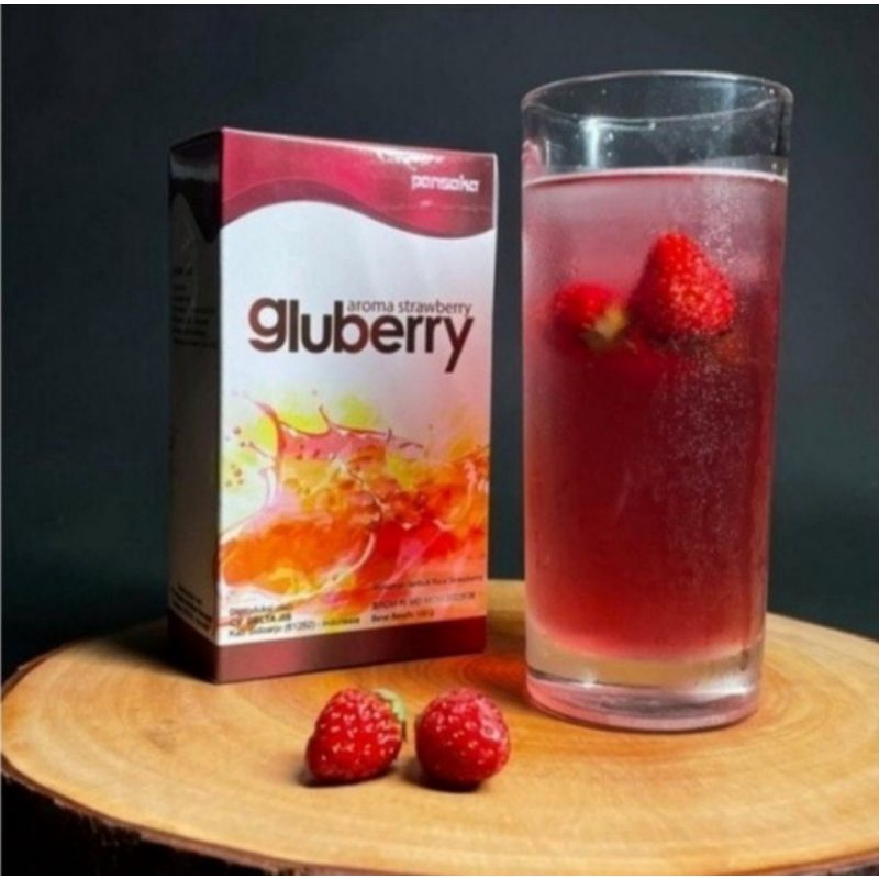 Jual Gluberry Aroma Strawberry Pansaka 100 Gram (Collagen) | Shopee ...
