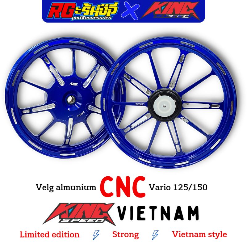 Jual Ring Velg Almu Almunium Aluminium Cnc King Speed Kingspeed Vario ...