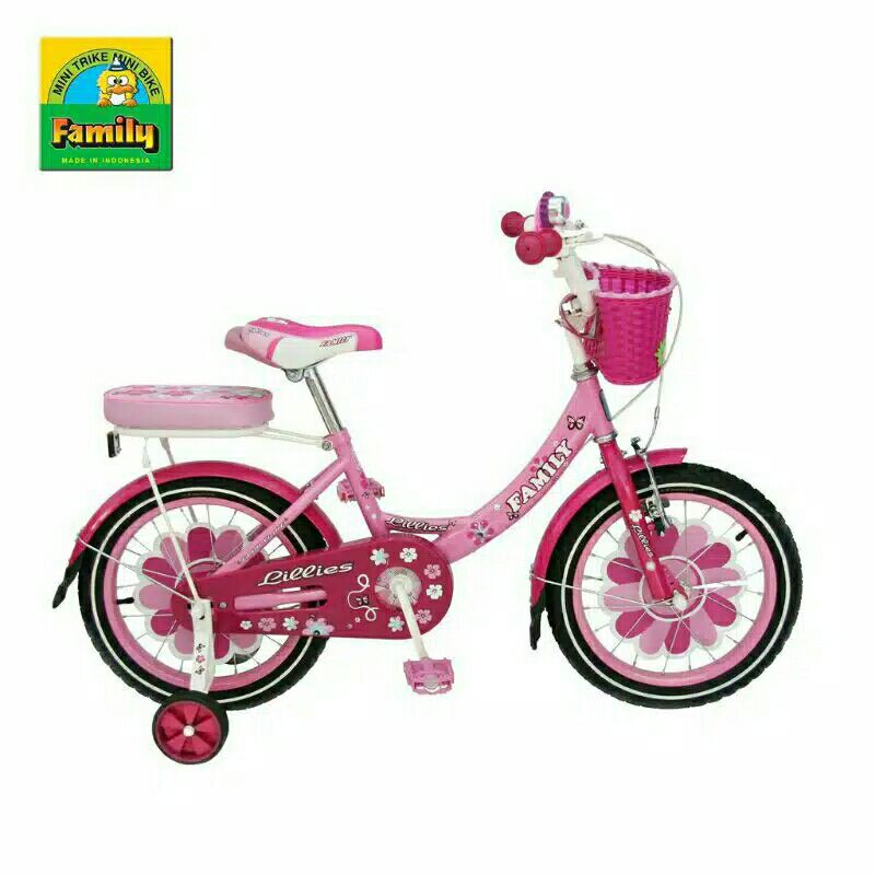 Jual Bycycle Original Sepeda Anak Mini Roda Dua merk Family Lilies 18 ...