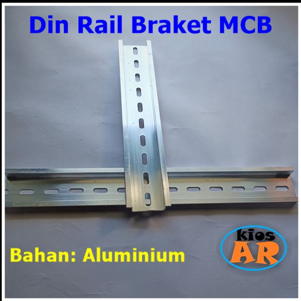Jual Rel MCB Din rail braket MCB aluminium | Shopee Indonesia