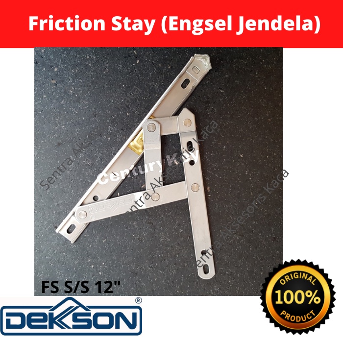 Jual Engsel Jendela Casement Dekson/Friction Stay FS S/S 12 inch ...