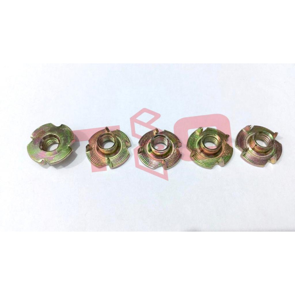 Jual Mur TNUT M6x6 isi 20 pcs - Tnut M6 panjang 6mm - mur cakram m6 ...