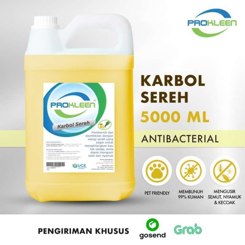 Jual Prokleen Karbol Sereh | Lemongrass Carbol Antibacterial | Jerigen ...