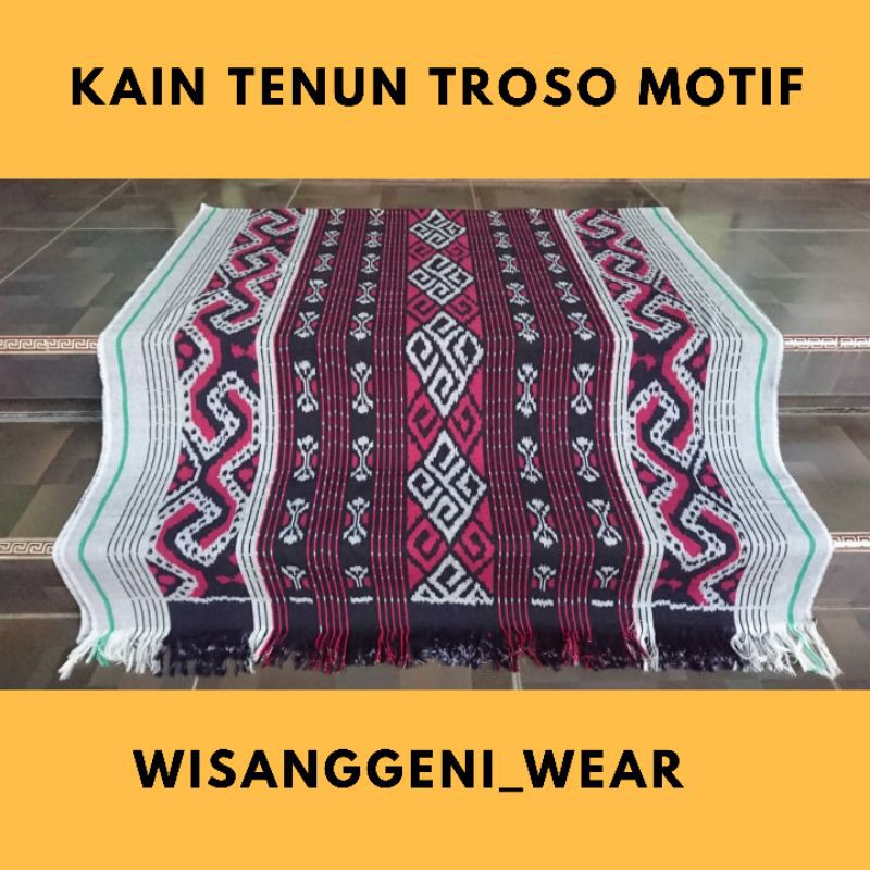 Jual Kain tenun etnik ikat blanket troso jepara motif | Shopee Indonesia