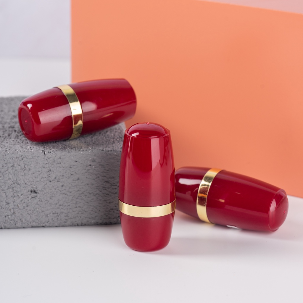 Jual Pot Wadah Lipstik Beauty Gentong Botol Kosong Merah Gold/Kemasan ...