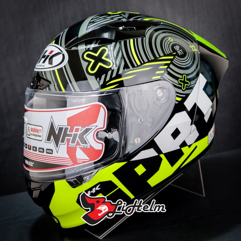 Jual NHK HELM GPR TECH STREET TARGET | BLACK YELLOW GLOSSY | GP R TECH ...